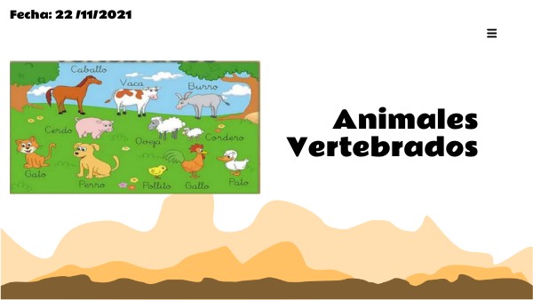 Clase de Ciencias Naturales (Vertebrados)