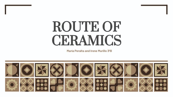 route of ceramics