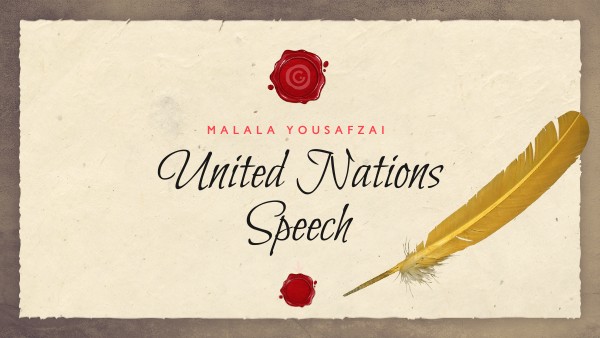 Malala Yousafzai United Nations Speech | Genially