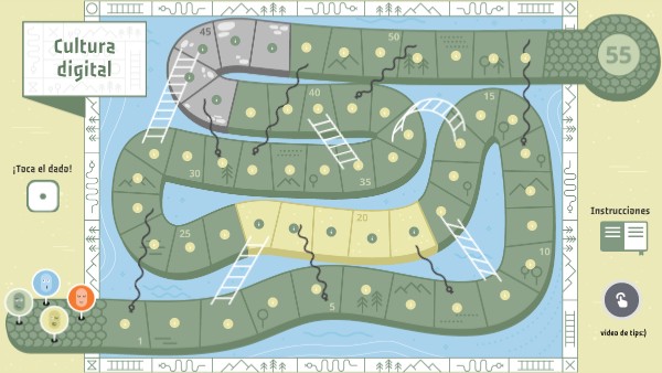 SERPIENTES Y ESCALERAS SOBRE CULTURA DIGITAL | Genially