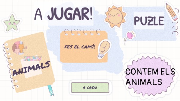 Jocs infantil d'animals