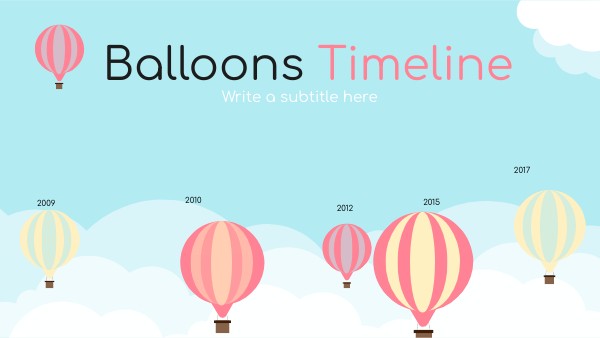 HOT AIR BALLOON TIMELINE