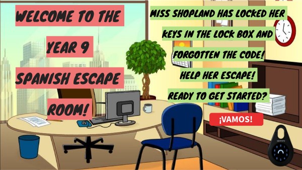 Year 9 Spanish Jobs Escape Room | Genially