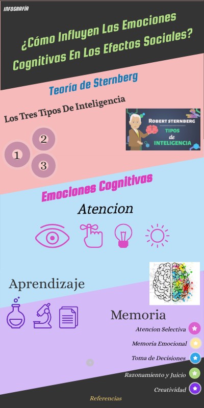 ¿Cómo influyen las emociones cognitivas en los efectos sociales? | Genially
