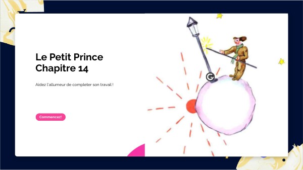 Le Petit Prince Chapitre 14 | Genially