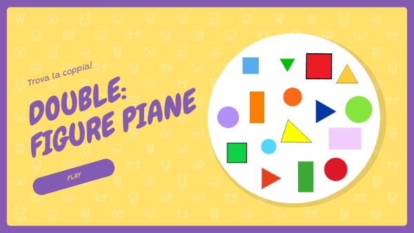 Gioco Forme geometriche Double | Genially