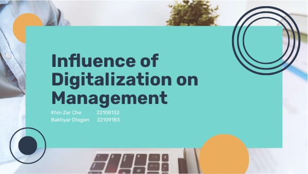 Influence of Digitalization on Management | Genially
