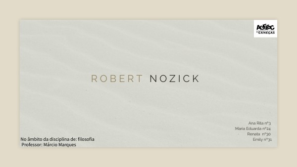 Robert Nozick | Genially