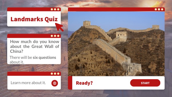 Landmarks QUIZ - The Great Wall of China