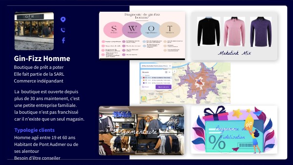 Présetation de gin fizz dossier de stage | Genially