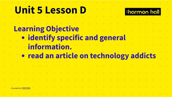 COURSE 2 UNIT 5 LESSON D | Genially