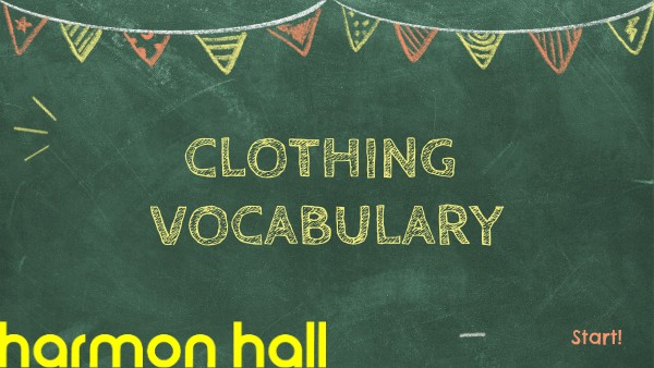 Clothing Vocabulary | Genially
