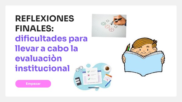 REFLEXIONES FINALES | Genially