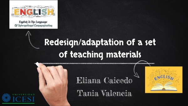 Redesign/adaptation of a set of teaching materials