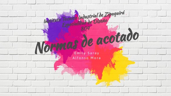 NORMAS DE ACOTADO | Genially