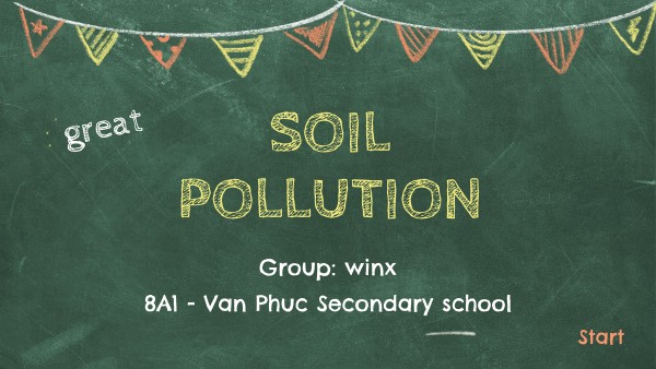 Soil pollution