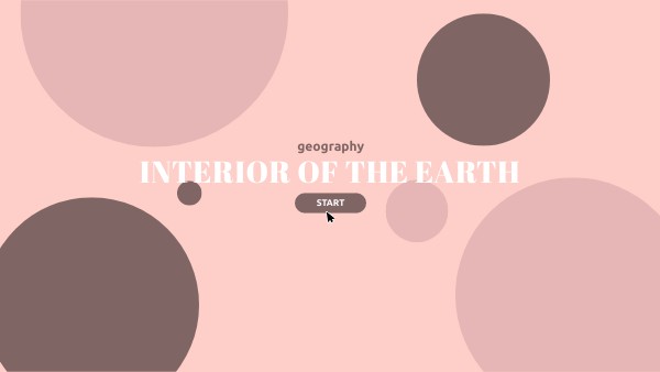 INTERIOR OF THE EARTH