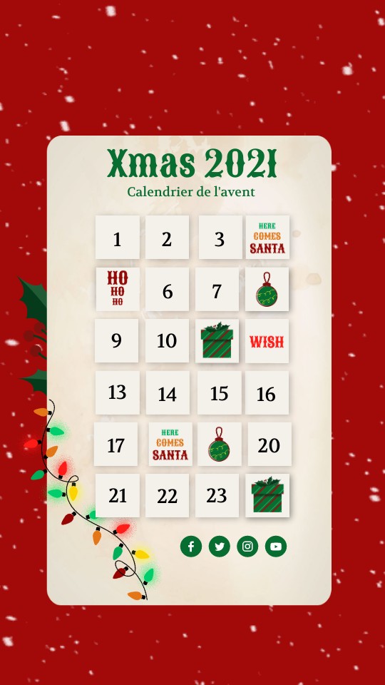 ADVENT CALENDAR POST | Genially