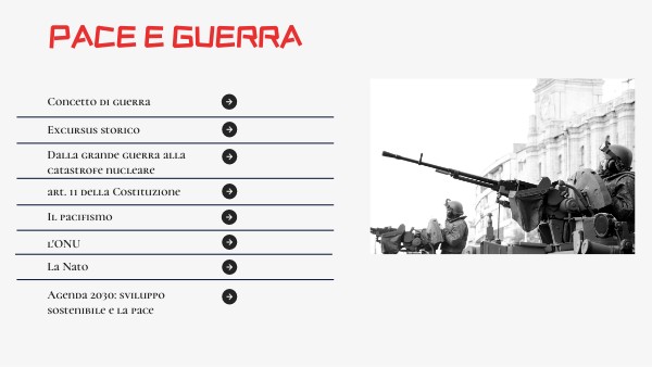 pace e guerra