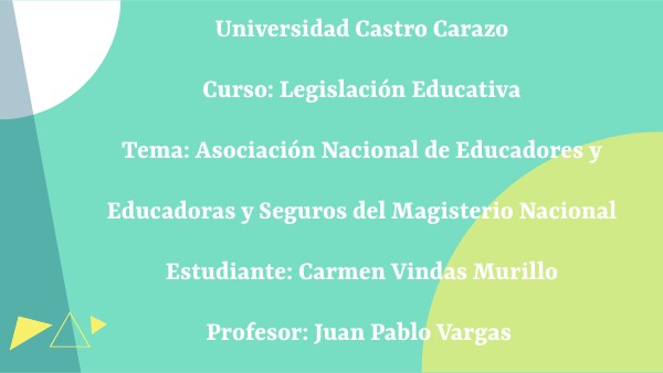 Presentación uni educación | Genially