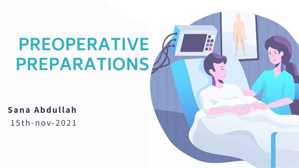 preoperative preparation PRESENTATION | Genially