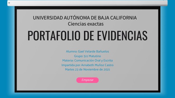PORTAFOLIO DE EVIDENCIAS | Genially