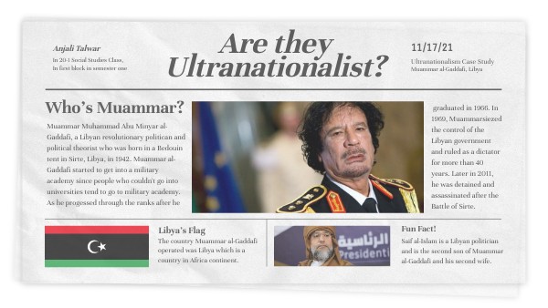 Ultranationalism Case study