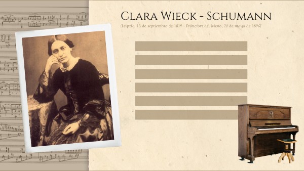 Clara Wieck- Schumann