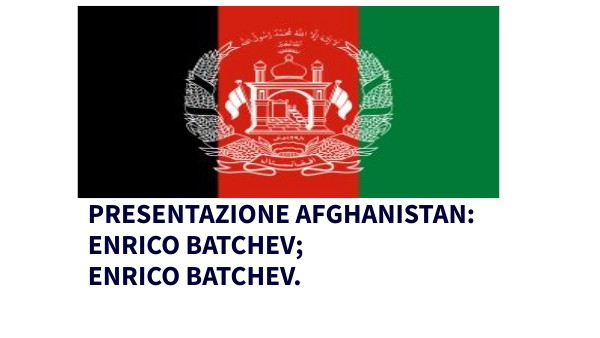 presentazione afghanistan | Genially