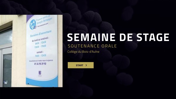 SOUTENANCE ORALE | Genially