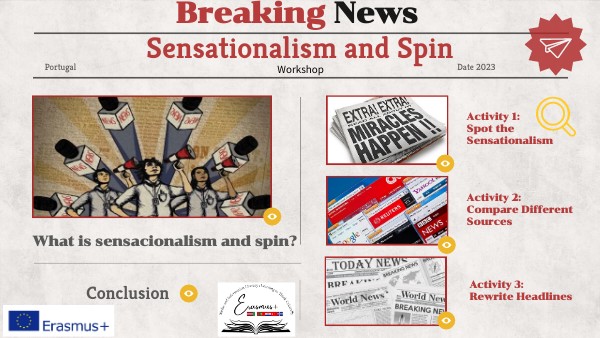 Sensationalism and spin | Genially