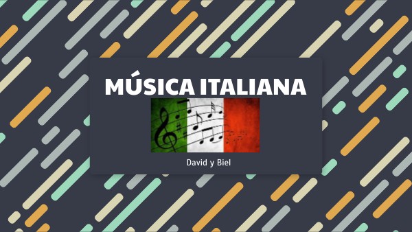 MUSICA ITALIANA