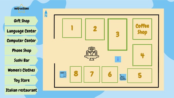 At the Shopping Mall | Genially