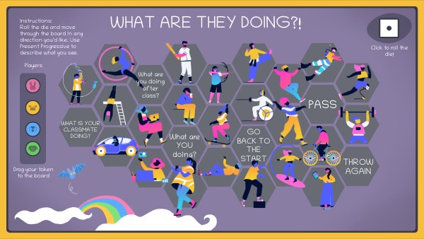 Present Progressive Practice | Genially