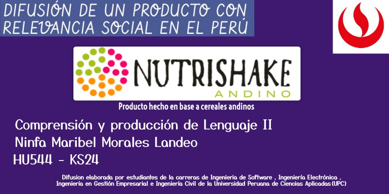 NUTRISHAKE ANDINO | Genially