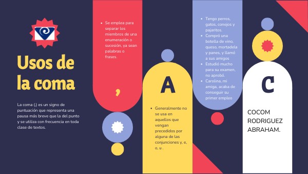 USO DE LA COMA | Genially