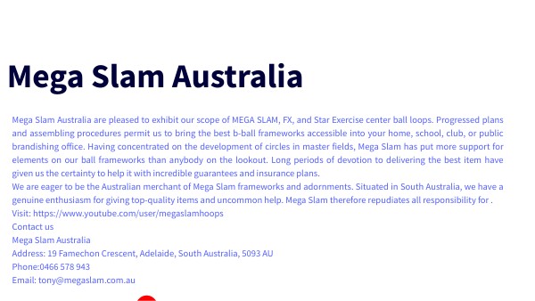 Mega Slam Australia | Genially