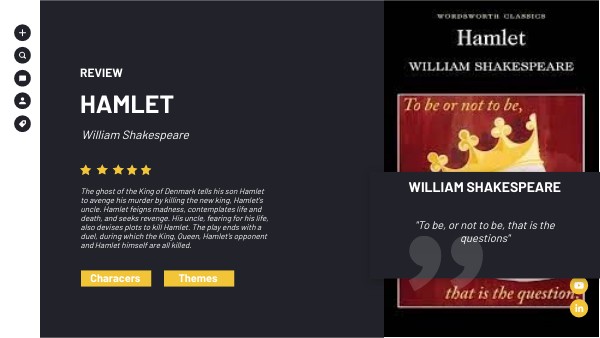 HAMLET REVIEW | Genially