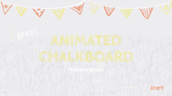 ANIMATED CHALKBOARD PRESENTATION | Genially