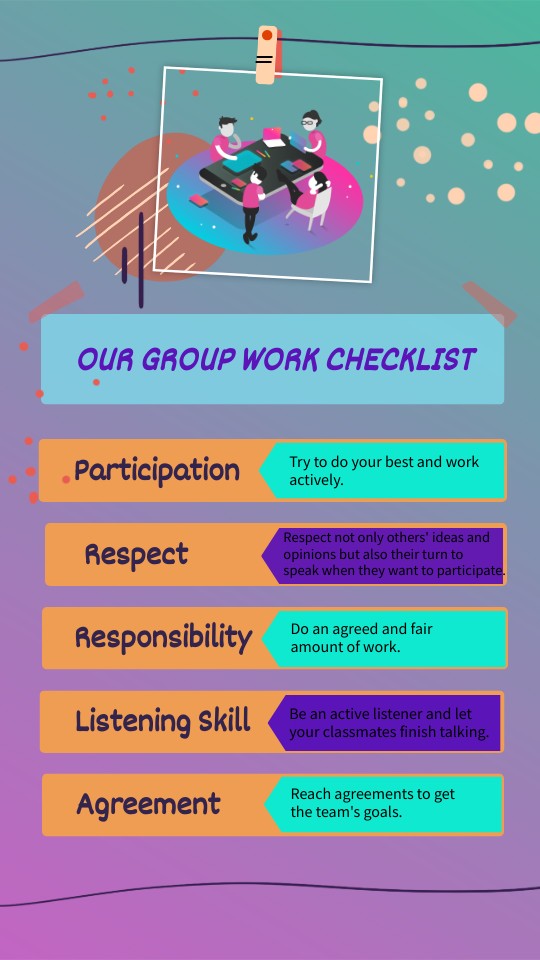 Group Work Checklist | Genially