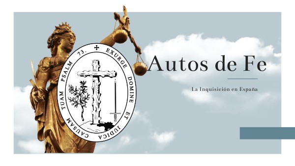 PRESENTACIÓN AUTOS DE FE