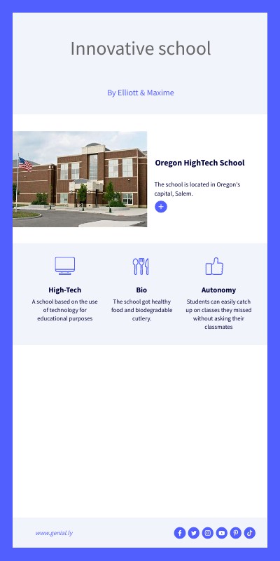 Innovative School | Genially