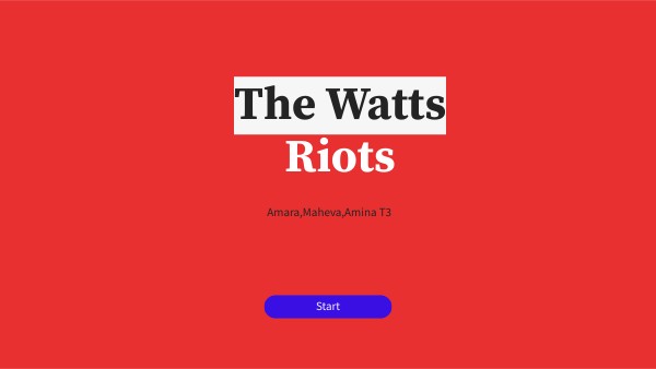 WATTS RIOTS | Genially