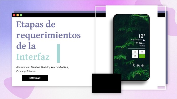 Etapas de requerimientos de la Interfaz | Genially