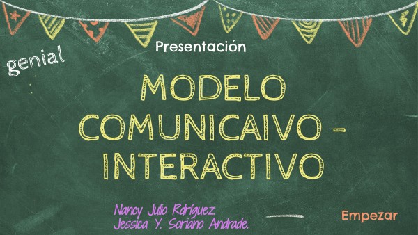 modelos comnicativo-interactivo | Genially