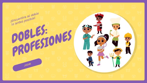 JUEGO DOBLES PROFESIONES