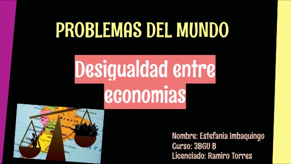 DESIGUALDAD ECONOMICA