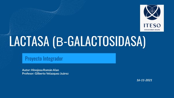 B-Galactosidasa | Genially