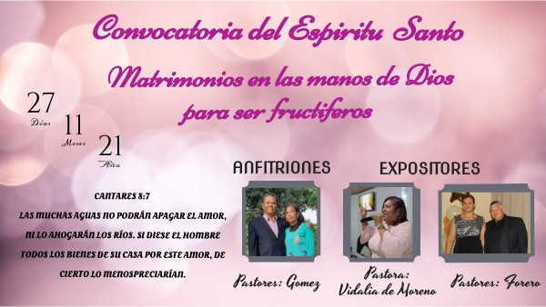 congreso de matrimonio | Genially
