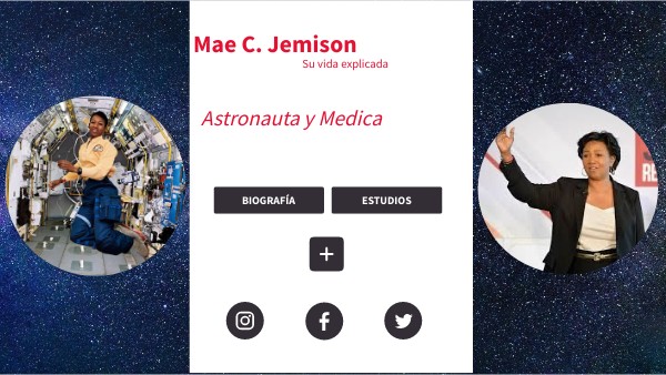 Mae C. Jemison | Genially